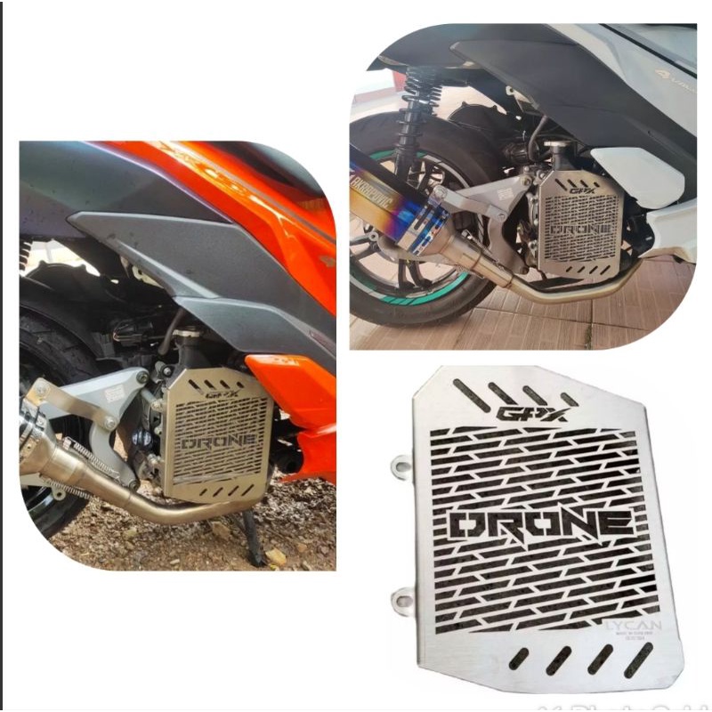 GPX Drone Radiator Guard Can Be Worn Every Year Stainless Steel With ...