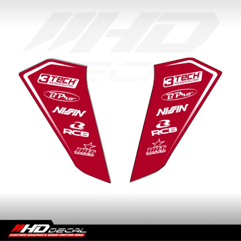Cbr 150R facelift sponsor logo Sticker - Free logo request | Shopee ...