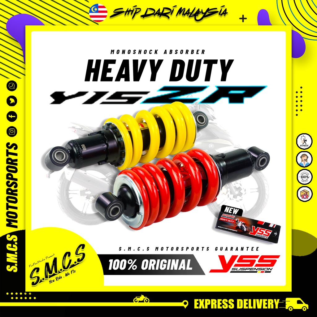 YSS MONOSHOCK Y15 Y15ZR HEAVY DUTY SHOCK ABSORBER [100% ORIGINAL] YSS ...