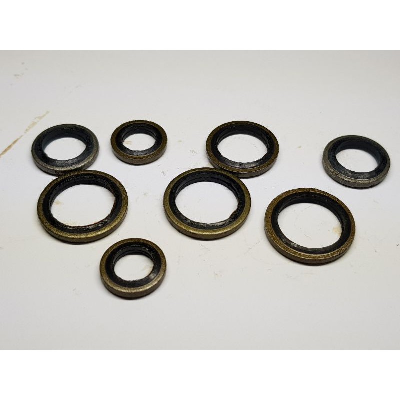 BONDED SEAL FOR BANJO BOLT MM SIZE M8 ( 10 pcs ) | Shopee Malaysia
