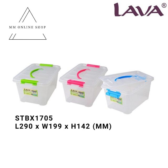 LAVA Multipurpose Storage Box, Stackable, 5/20/30ltr, Assorted Colours ...