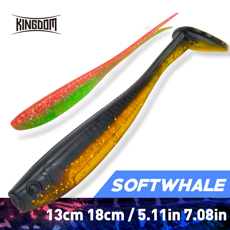 Kingdom Wobblers Soft Whale Fishing Lures (130mm/180mm) | Shopee Malaysia