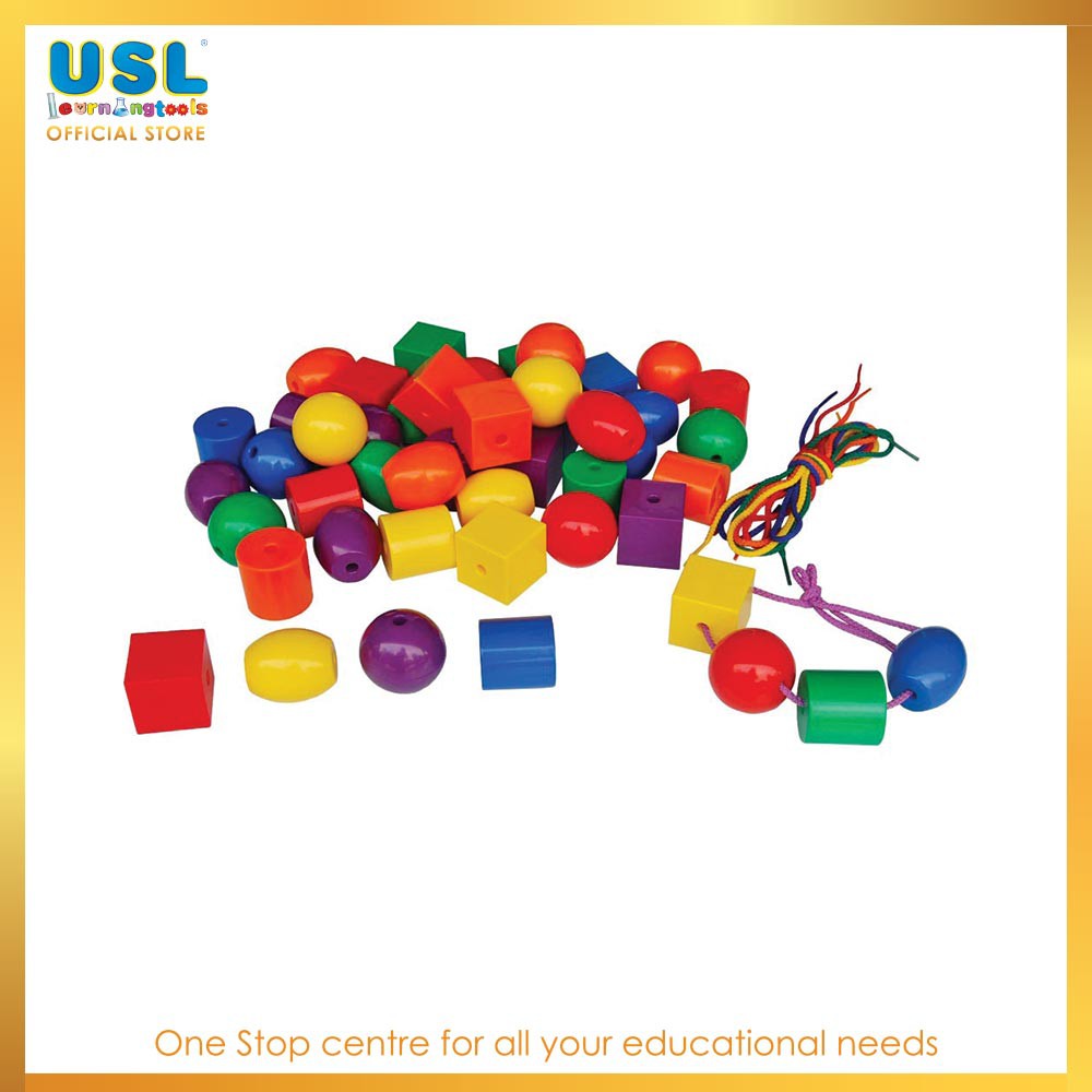 Jumbo Lacing Beads (48pcs) - Manipulative & Mathematics | Manipulatives ...