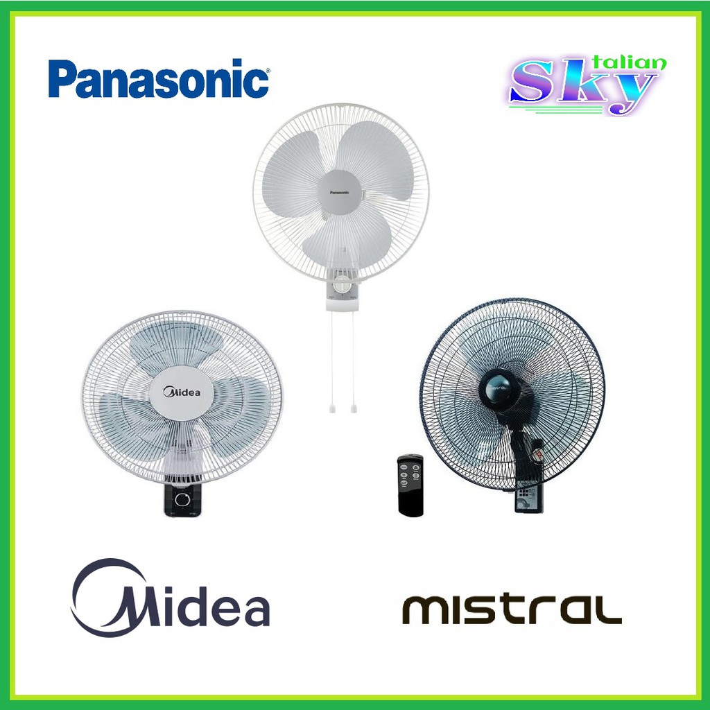 Panasonic wall fan F-MU408 /MISTRAL 16" WALL FAN REMOTE MWF16R/Midea ...
