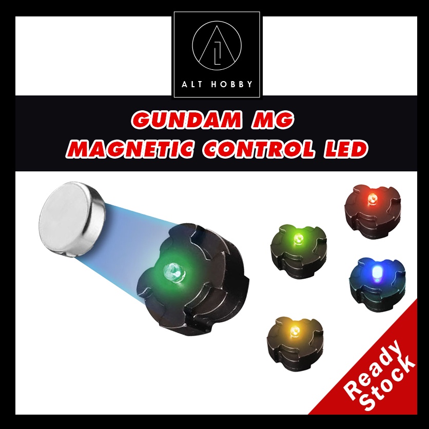 Gundam MG LED Unit /Magnet LED / Magnetic control LED light/ MG gunpla ...
