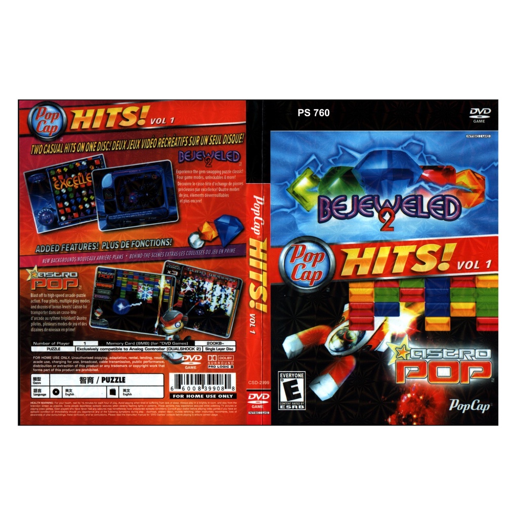 PS2 GAME COLLECTION BEJEWELED (CD VERSION) | Shopee Malaysia
