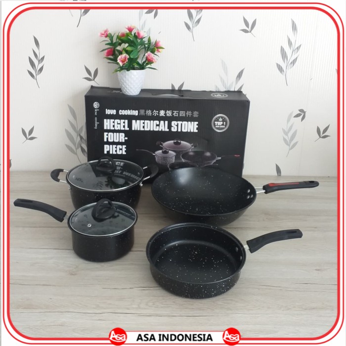Asaindonesia - Teflon Set 6 Pieces 998 (GL) | Shopee Malaysia