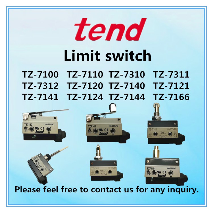 TEND Limit Switch TZ-7100 TZ-7110 TZ-7310 TZ-7311 TZ-7312 TZ-7120 TZ-7140 TZ-7121 TZ-7141 TZ ...