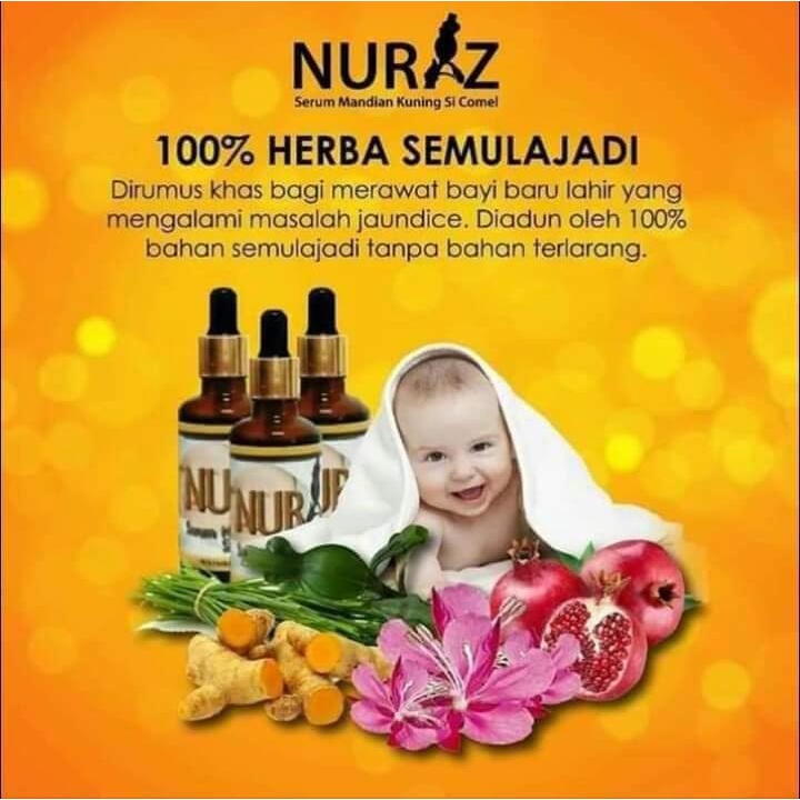 [READY STOCK] NURAZ Serum Mandian Kuning !! 50ML !! Direct HQ | Shopee Malaysia