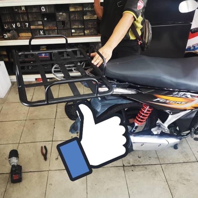 RAPIDO RACK DELIVERY KHUSUS GRAB DAN FOOD-PANDA RIDER UNTUK LETAK BAG ...