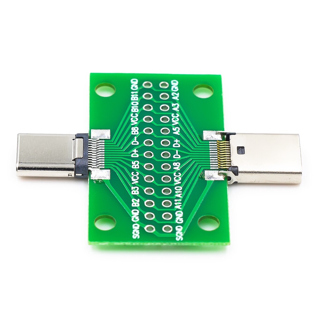 USB 3.1 Connector Type-C Adapter Plate PCB Board Female Male Head Convertor 2*13P to 2.54MM ...