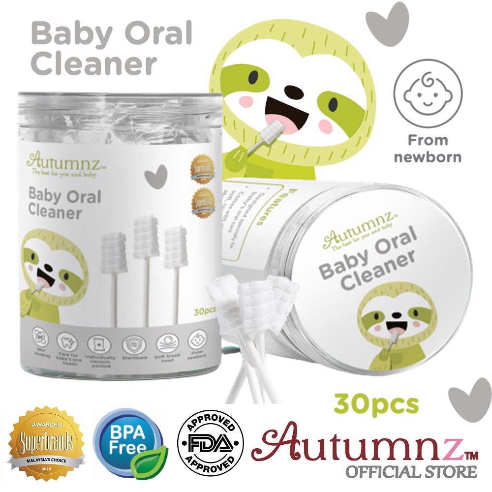 Autumnz Baby Oral Cleaner (30pcs) | Shopee Malaysia