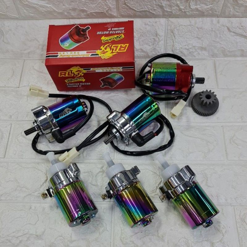 RED LEO REDLEO RACING STARTER MOTOR DYNAMO KHUSUS BLOK 57mm 62mm 63mm ...