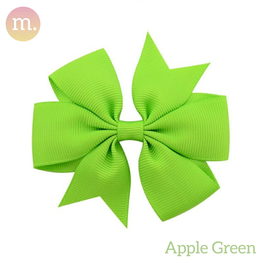 Kids Cute Ribbon Hair Clips 40 Attractive Colours Kids Hair Accessories ...