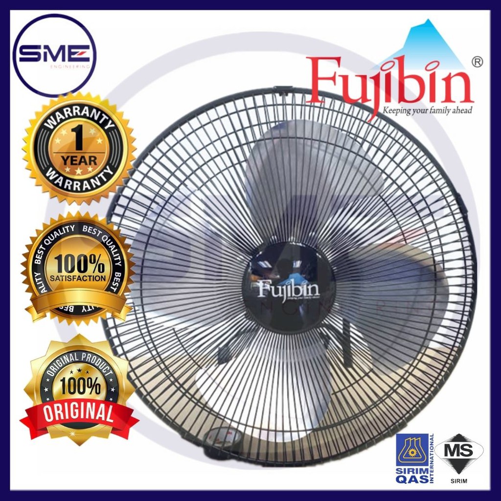 [ORIGINAL] Fujibin 16" 4 Metal Blade Industrial Wall Fan / Floor Fan FBW-16 / FBP-16 / FBW-16P ...