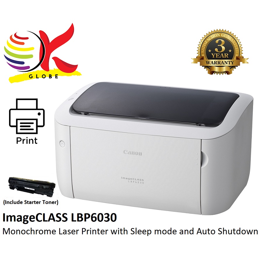 CANON LBP6030 / LBP6030W (WIFI) MONOCHROME LASER PRINTER WITH SLEEP MODE AND AUTO SHUTDOWN ...