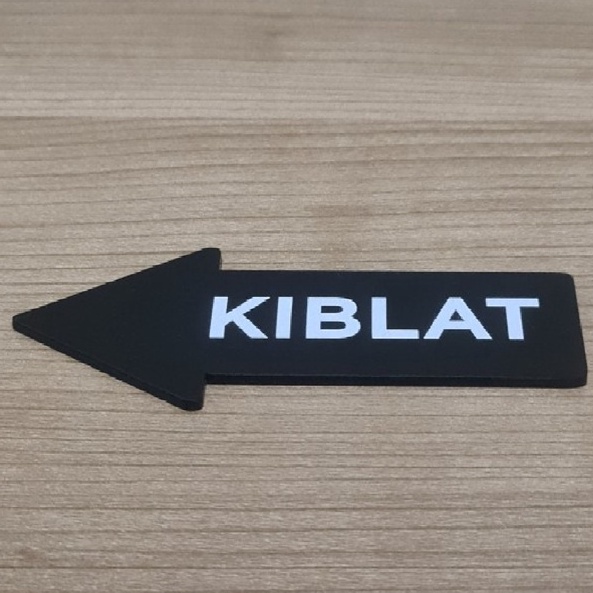 Qibla Arrow Sign Signage | Acrylic Sign Board | Shopee Malaysia