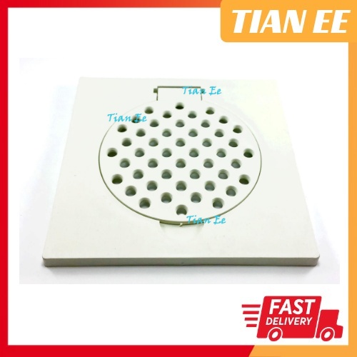 TIANEE Plastic PVC Floor Trap Floor Grating 6"X6" Hole Cover Waste ...