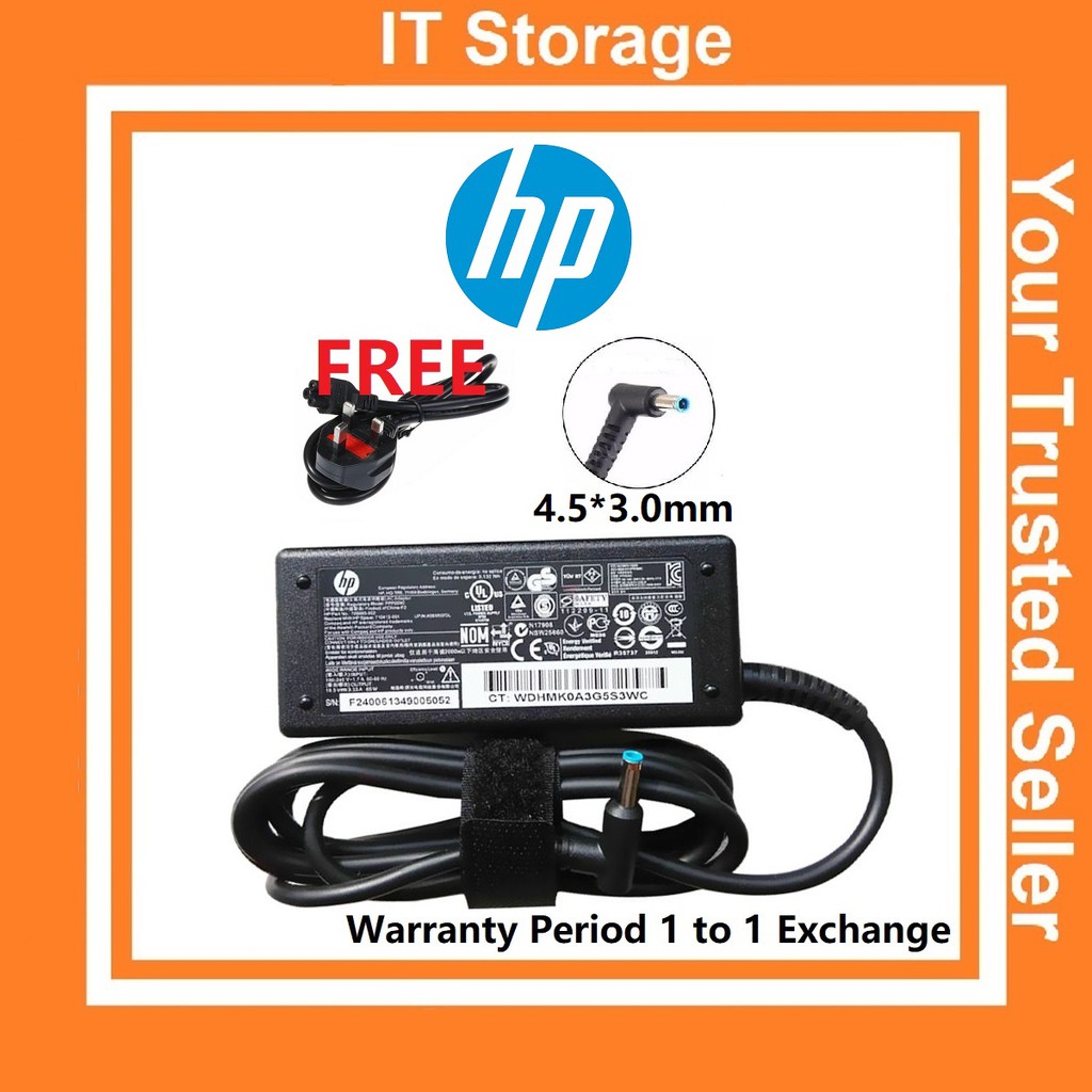 Premium Power Adapter / Pengecas HP Pavilion 14 15 15T 17 Envy 14 15AE ...
