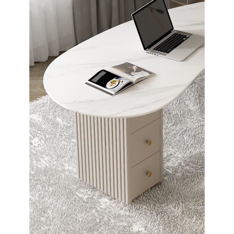 [PRE ORDER] ZENITH Irregular Office Table Luxury Modern Nordic ...