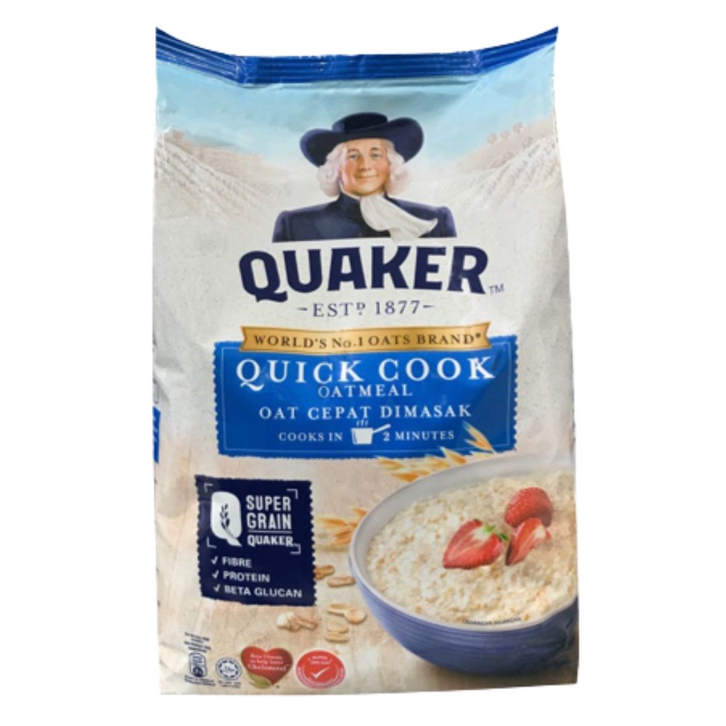 Quaker QUICK COOK Oatmeal 800g (BLUE) | Shopee Malaysia