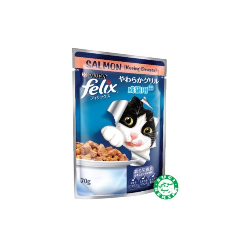 Felix Kitten/Adult Cat Wet Food (1 x 85g) - Pet Food / Wet Food/ Cat ...
