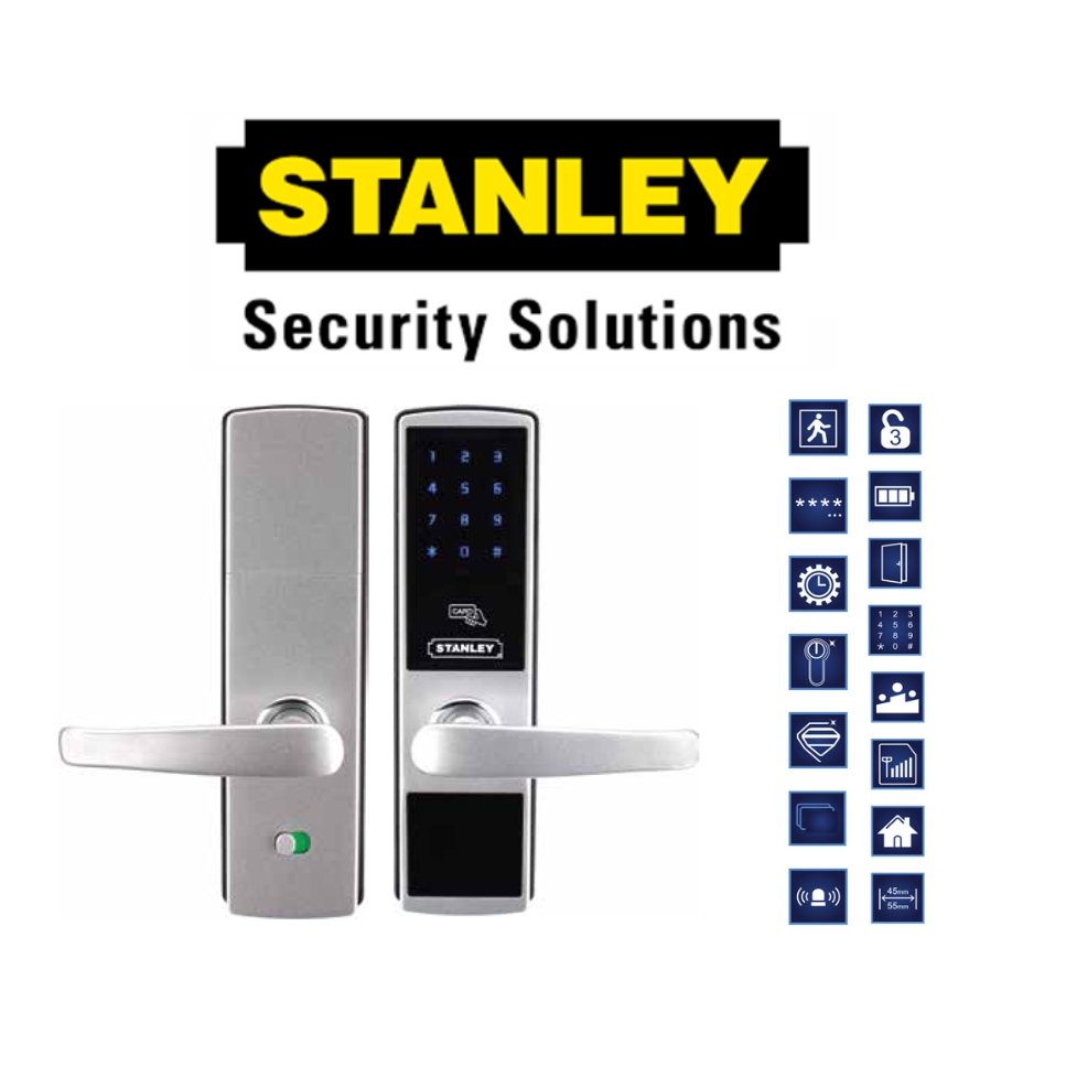 STANLEY SI 200 DIGITAL DOOR LOCK 200 PROXIMITY CARD AND COMBINATION ...