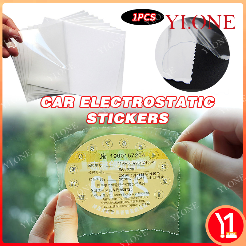 Car static sticker front stop logo sticker car sticker seamless tearing ...