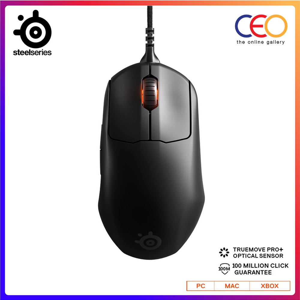 SteelSeries Prime+ Tournament-Ready Pro Series Gaming Mouse eSports Grade Secondary Lift-off ...