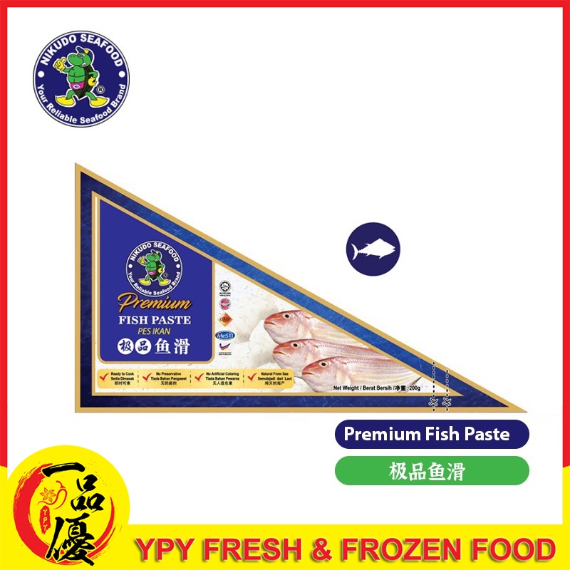 YPY 】 Ready Stock Nikudo Seafood Premium Fish Paste 极品鱼滑 200g Fish ...