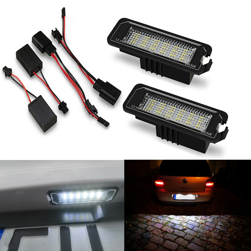 2 pcs Car Light MK5 GTI MK6 MK7 Golf 5 Glof 6 Golf 7 Led Xenon White ...