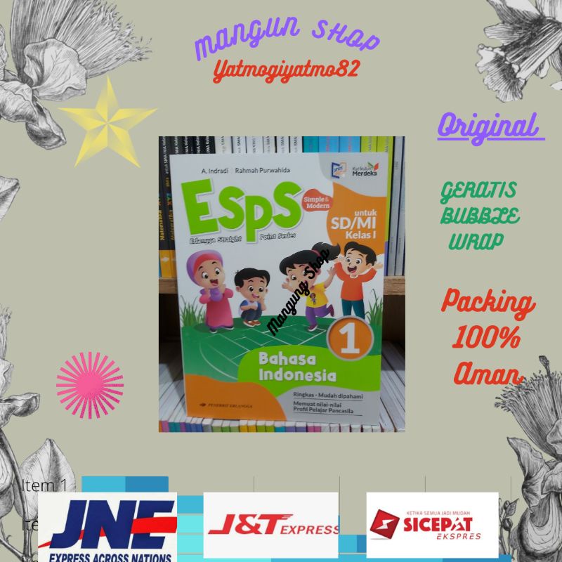Indonesian Language Esps Book For Elementary School Class 1 Merdeka