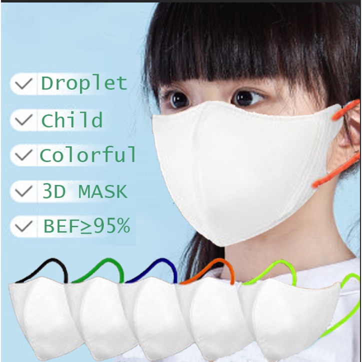 Masker 3D Kid Duckbill Mask 50pcs Red Yellow Children Mask Mix Color 3d ...