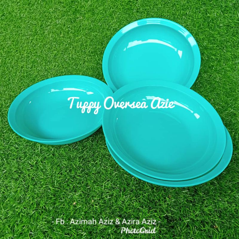 Ready Stock | Cresendo Plate (4) | Terquoise | Tahan Lasak | Pinggan ...