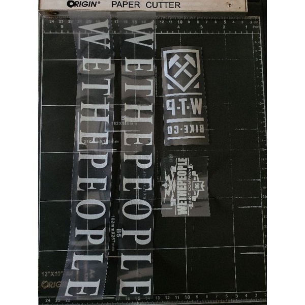 Sticker DECAL STICKER WE THE PEOPLE BMX FRAME | Shopee Malaysia