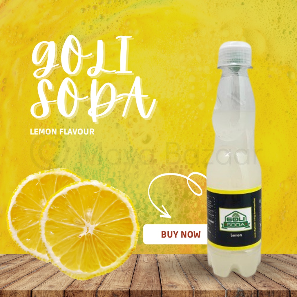 Goli Soda / Flavour Carbonated Drink / Fizzy / All In All / Orange / Grapes / Strawberry / Lemon ...
