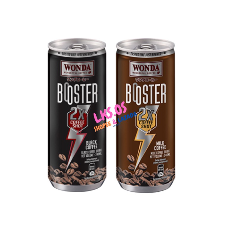 WONDA BOOSTER 2X COFFEE SHOT - 240ML | Shopee Malaysia