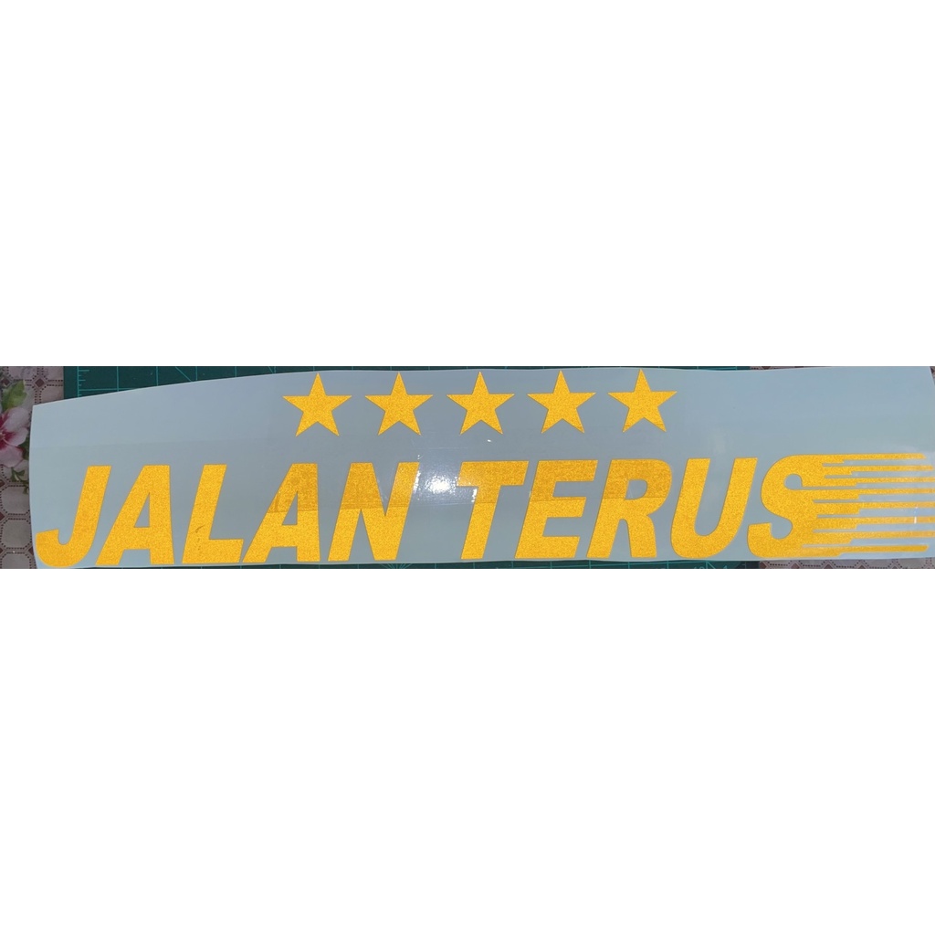 Sticker JALAN TERUS (Reflect dan biasa) | Shopee Malaysia