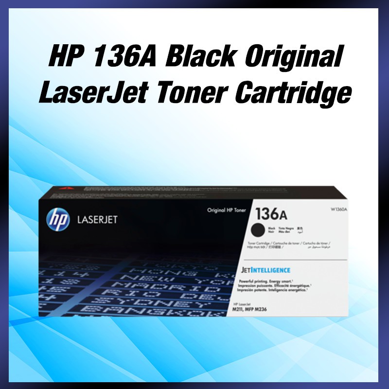 HP 136A Black Original LaserJet Toner Cartridge (W1360A) | Shopee Malaysia