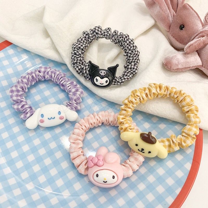 Hair Tie Kids Scrunchie Imported Korean Hair Tie Sanrio Ribbons Kids ...