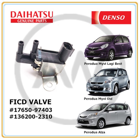 Original Denso Perodua Myvi Old Myvi Lagi Best Alza FICD EGR Solenoid Vacuum Switch Valve ...