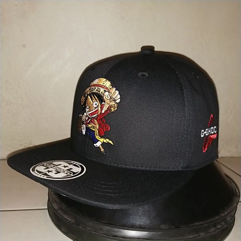 READY STOCK! ONE PIECE LUFFY X G SHOCK HAT SNAPBCK CAP | Shopee Malaysia