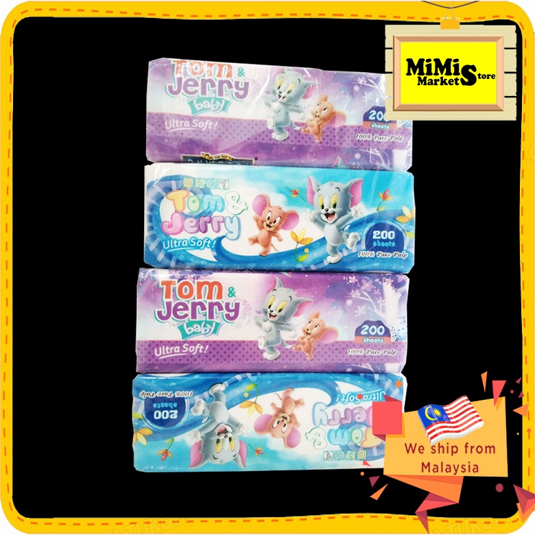Onwards tissue Infants Soft Travel Pack 4 Packs x 200 Sheets Value ...