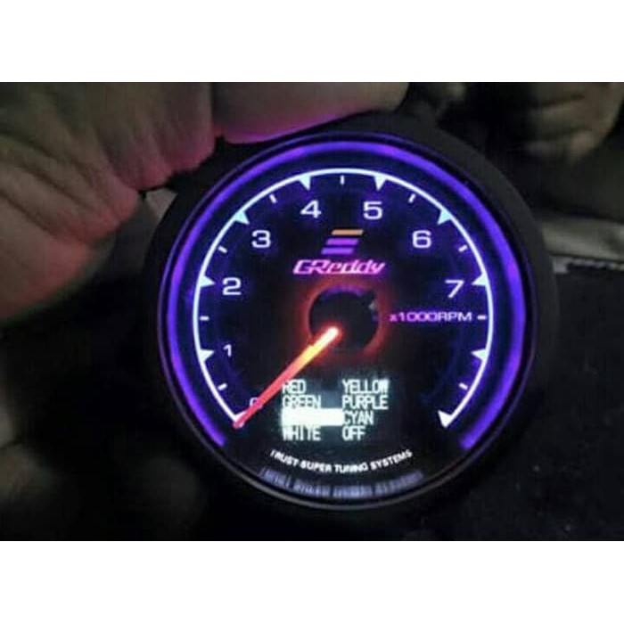 Greddy TACHOMETER RPM METER / INDICATOR TACHOMETER GREEDY RPM | Shopee ...