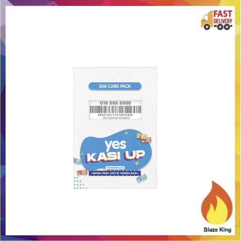 SIMKAD PREPAID UNLIMITED DATA YES 4G | Shopee Malaysia