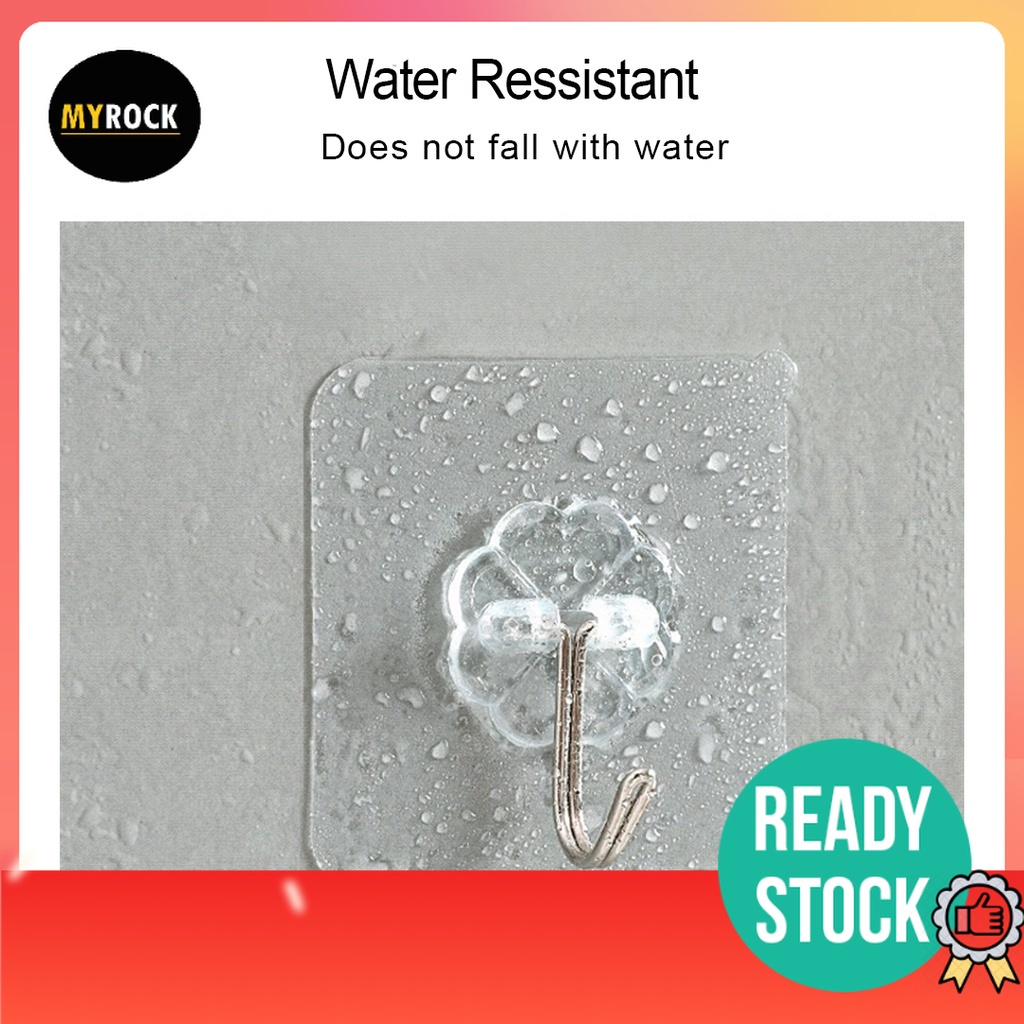 Magic Hook Transparent Wall Hook Strong Adhesive Hook for Kitchen ...