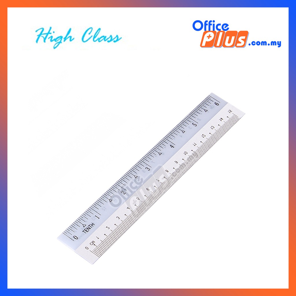 Plastic Straight Ruler 6" or 15cm | Shopee Malaysia