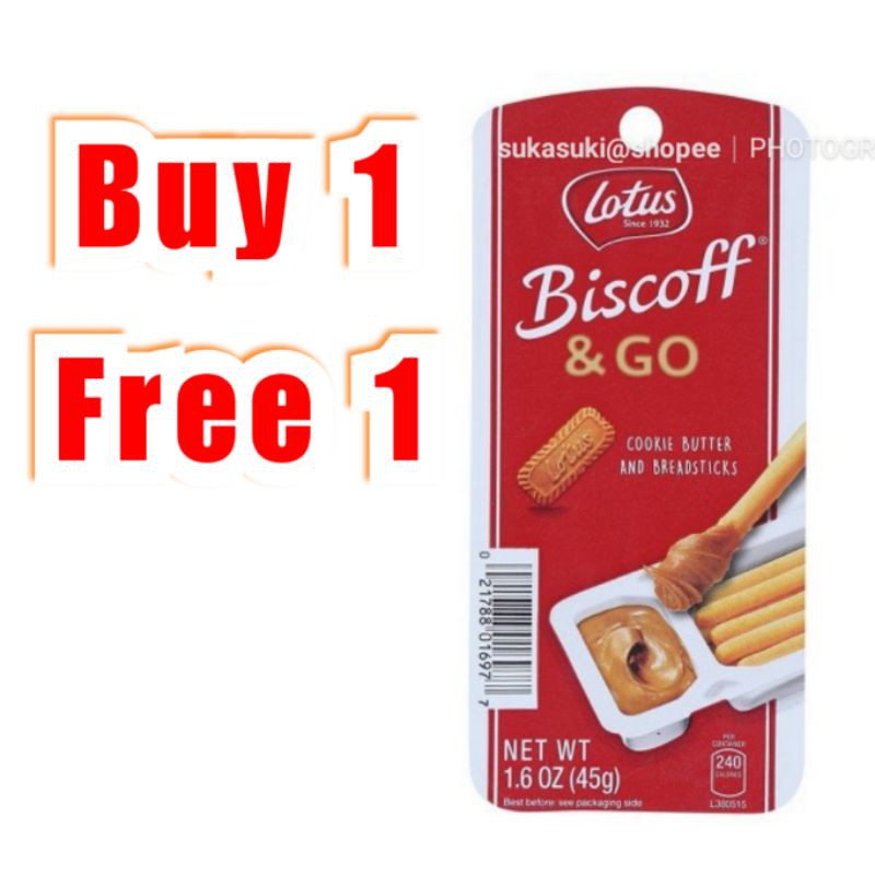 B1F1 Lotus Biscoff & Go 45g | Shopee Malaysia