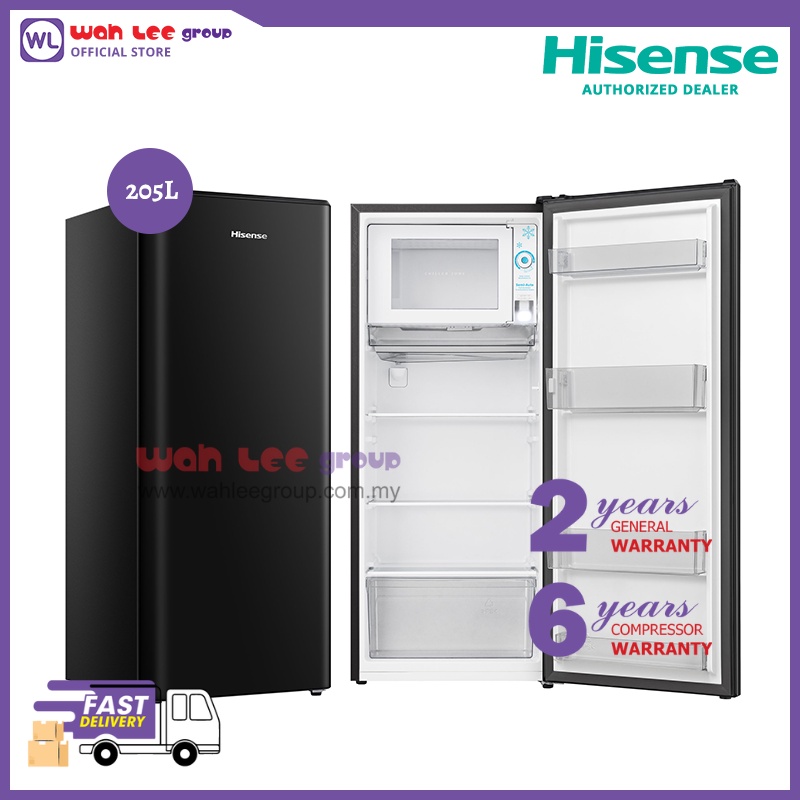 Hisense Refrigerator (205L) Separate Chill Zone Stylish Design Single ...