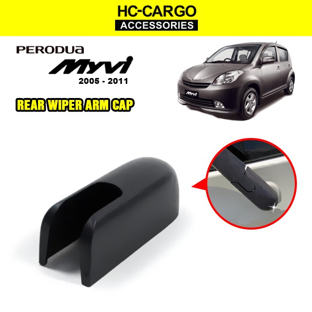 Perodua Myvi 2005 - 2011 Wiper Arm Cap Cover for Rear Windscreen ...